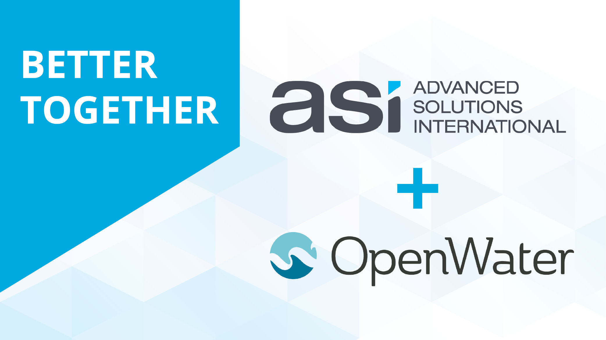 ASI Acquires OpenWater, the Market-Leading Provider of Application & Review Software and Virtual ...